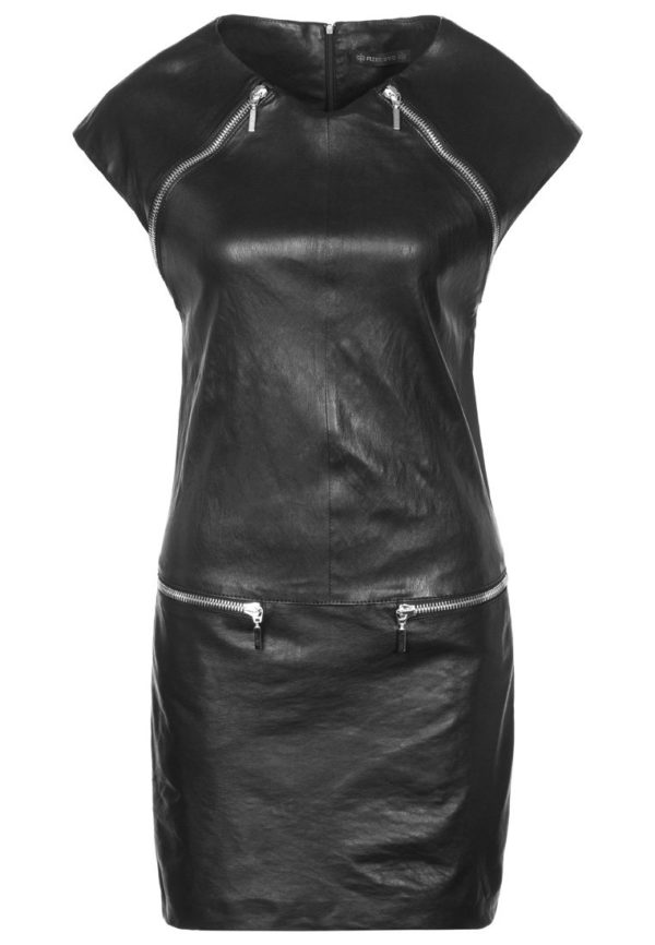 Tendance mode 2015 : la robe en cuir - Made In Tendance